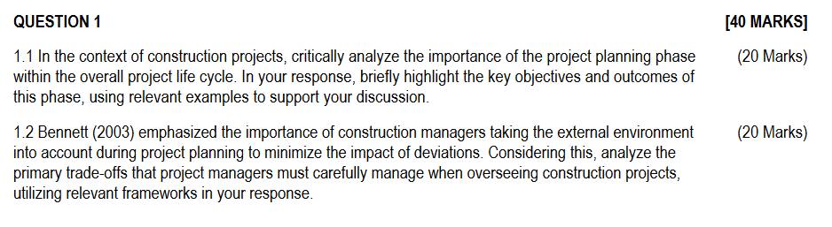 QUESTION 1[40 ﻿MARKS]1.1 ﻿In the context of | Chegg.com