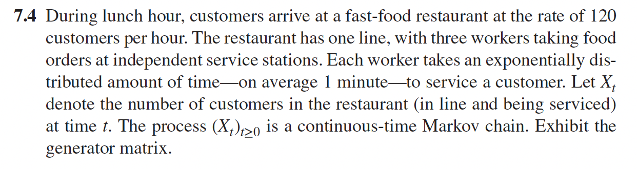 Solved Subject: Stochastic Processes Find the transition | Chegg.com