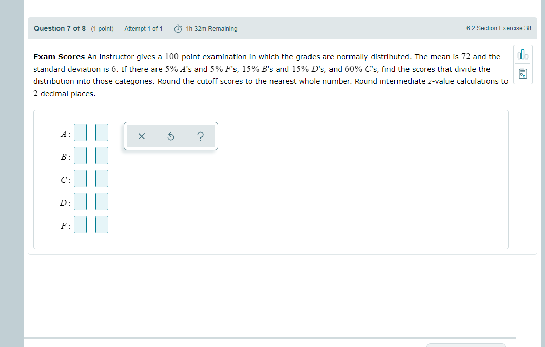 Solved Exam Scores An instructor gives a 100-point | Chegg.com