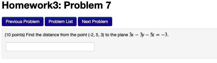 Solved Homework3: Problem 7 Previous Problem Problem List | Chegg.com