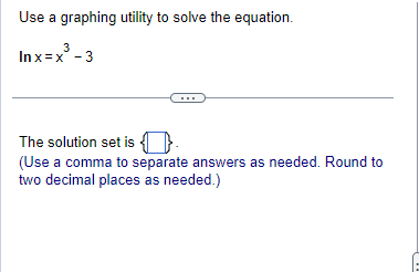 Solved Use a graphing utility to solve the equation. | Chegg.com