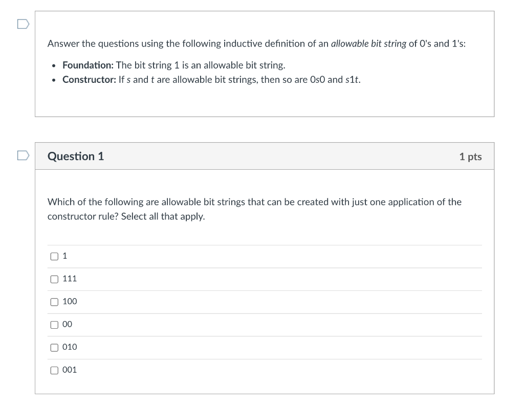Solved Answer the questions using the following inductive | Chegg.com