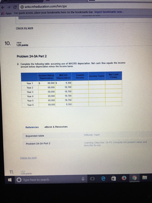 Solved Apps For quick access, place your bookmarks here on | Chegg.com