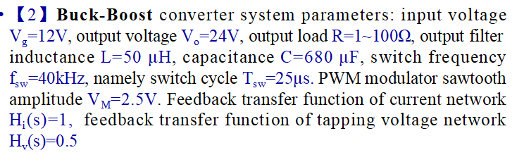 Solved Buck-Boost converter【2】Buck-Boost converter system | Chegg.com