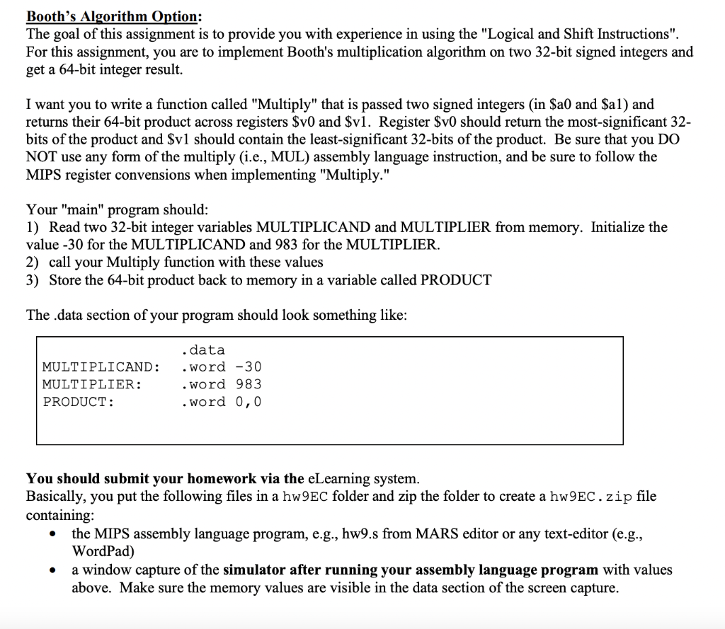 Solved Please help. I need this written in MIPS assembly | Chegg.com Solved Please help. I need this written in MIPS assembly | Chegg.com