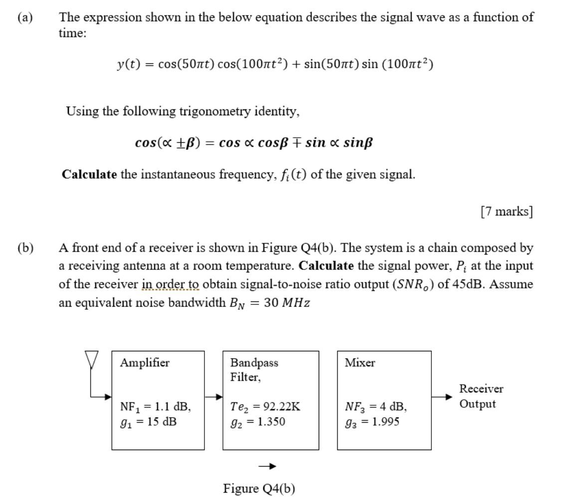 Solved (a) The expression shown in the below equation | Chegg.com