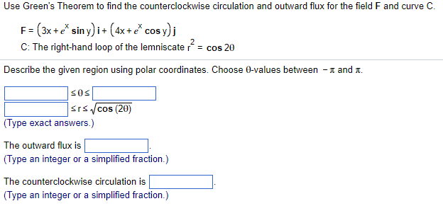 Solved Use Green's Theorem to find the counterclockwise | Chegg.com