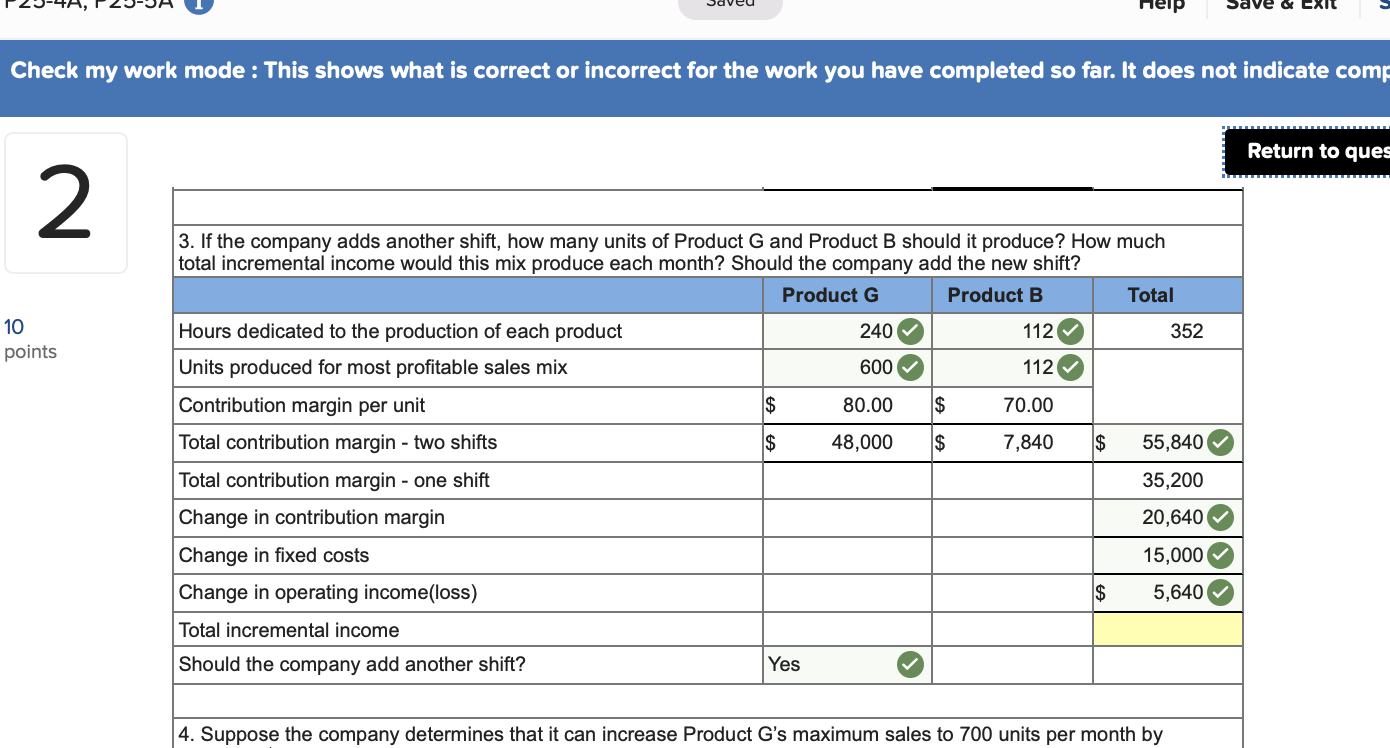 Solved P25-4A, 29-JA 1 saveu Help Save & Exit Check my work | Chegg.com