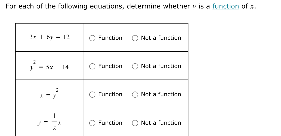 Solved For Each Of The Following Equations Determine