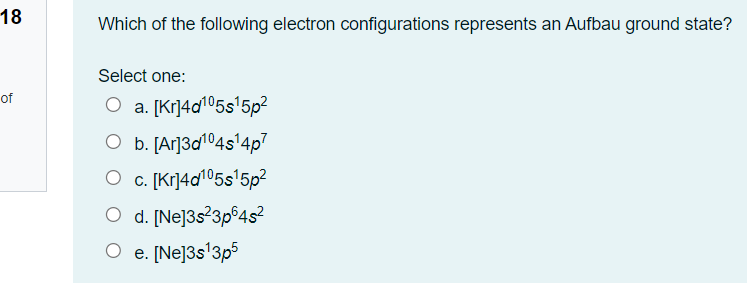 Solved 16 How many orbitals are possible for the n= 3 shell? | Chegg.com