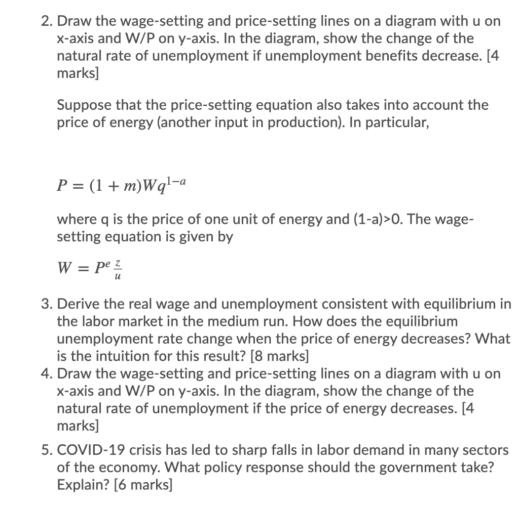 Solved - Clearly show all your work - Clearly label axes | Chegg.com