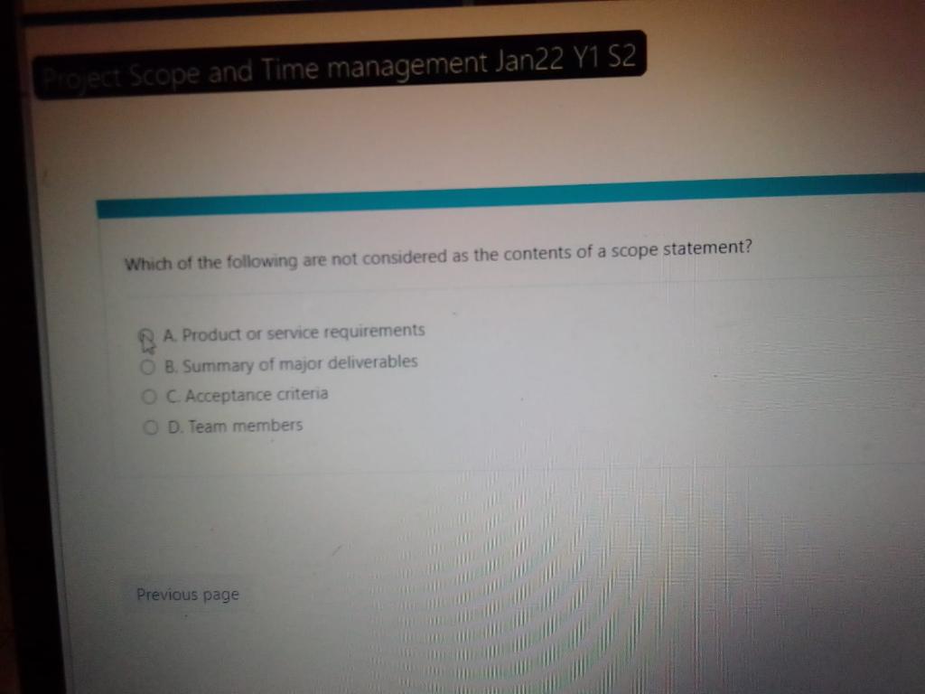 Solved Which of the following are not considered as the | Chegg.com