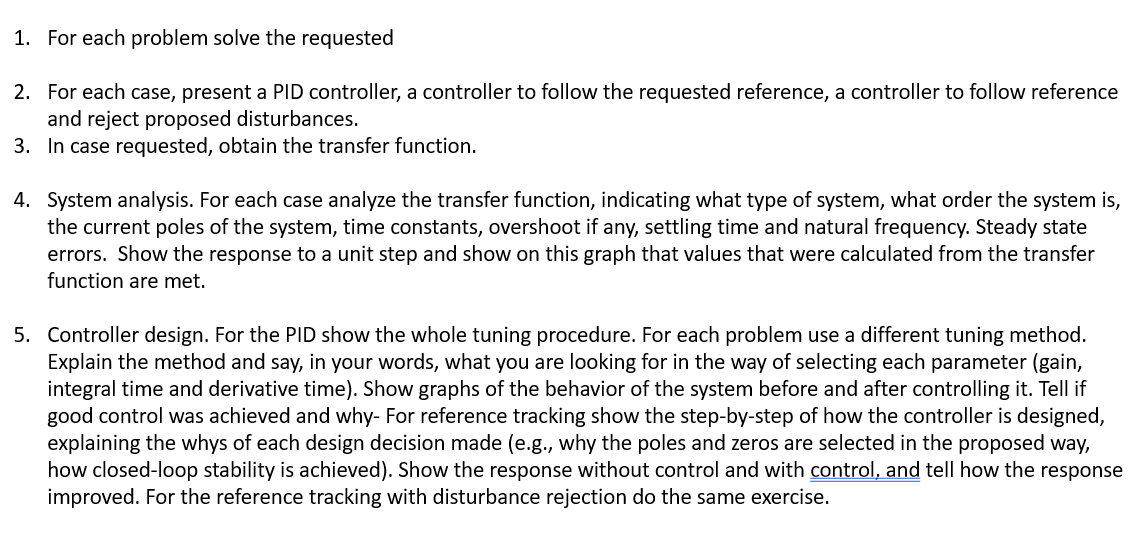 Solved 1. For each problem solve the requested 2. For each | Chegg.com
