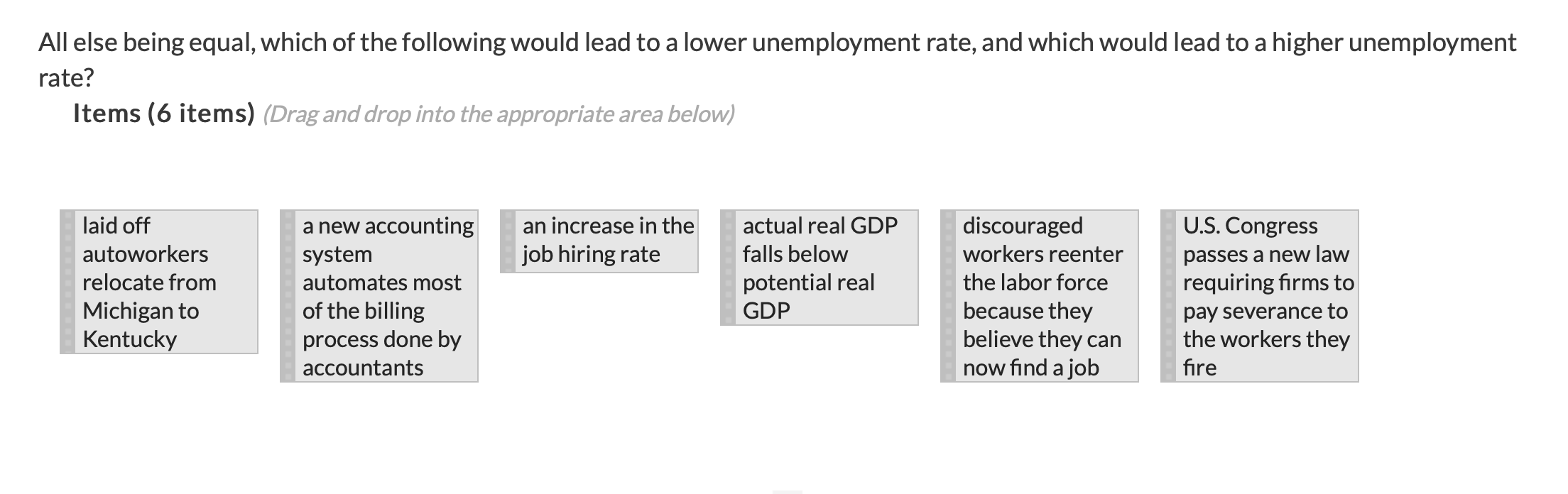 Solved All else being equal, which of the following would | Chegg.com
