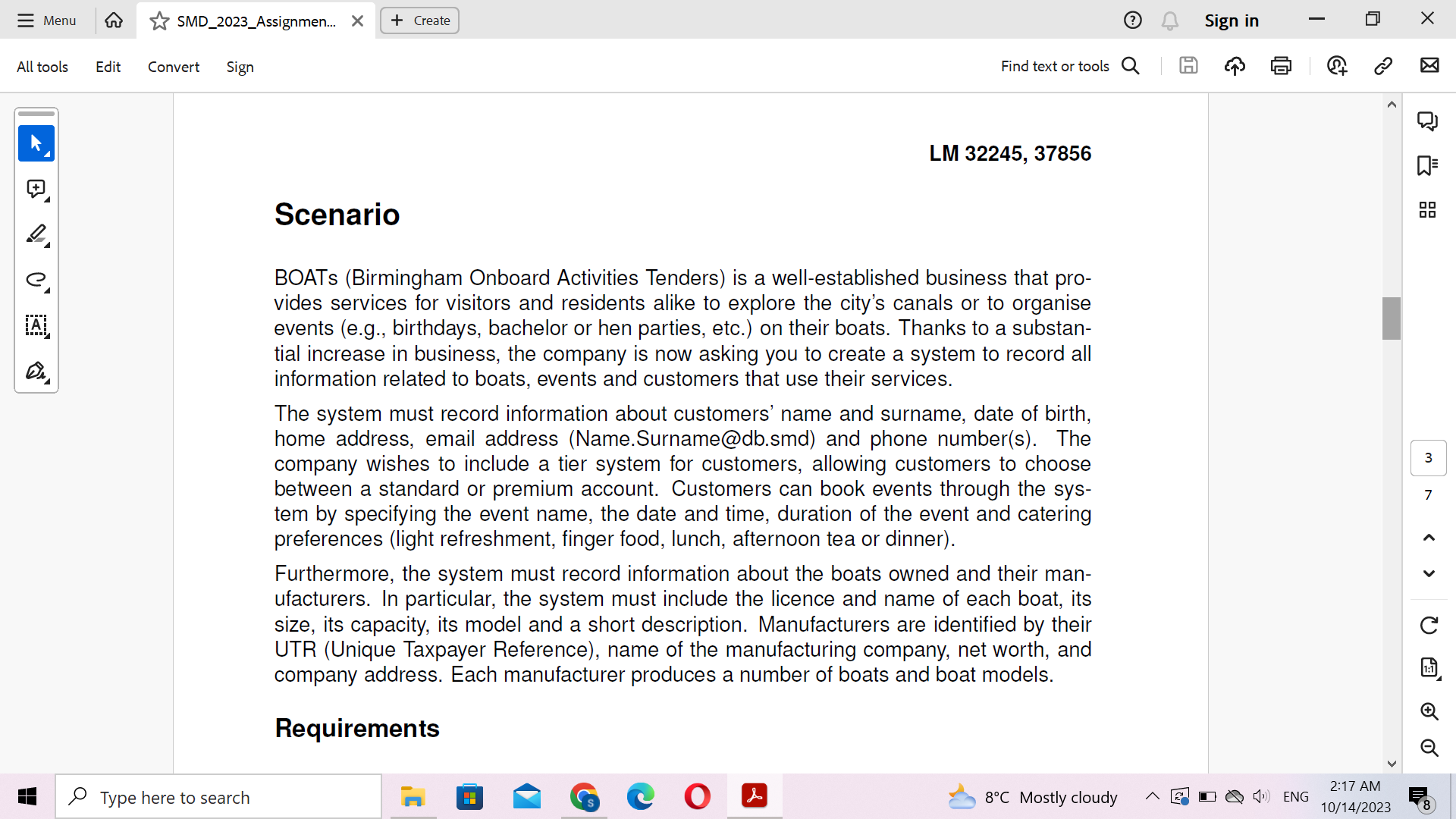 Solved 3. Queries [40 marks] 1. Consider the following | Chegg.com