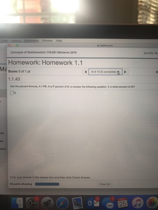 Solved ks Window Help Concepts of Mathematics 118.001 | Chegg.com