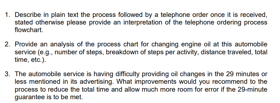 Solved Understanding Process Mapping Background information | Chegg.com