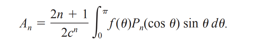 Solved An=2cn2n+1∫0πf(θ)Pn(cosθ)sinθdθProblem 5) Look at | Chegg.com
