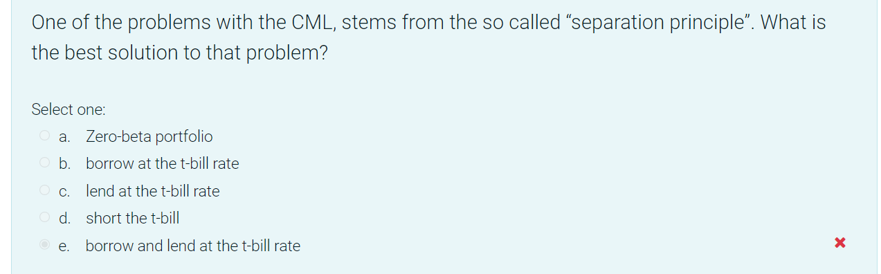 Solved One of the problems with the CML, stems from the so | Chegg.com