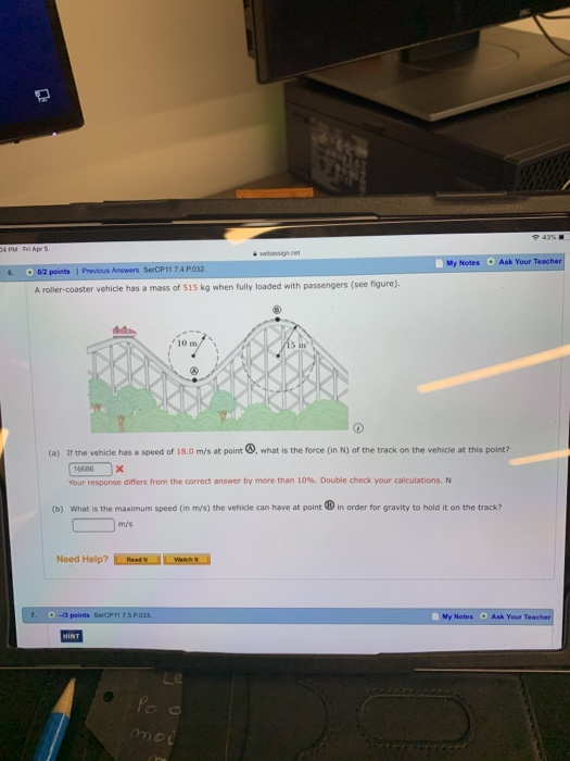 Solved My Notes O Ask Your Teacher 6 0/2 poients 1 Previous | Chegg.com Solved My Notes O Ask Your Teacher 6 0/2 poients 1 Previous | Chegg.com