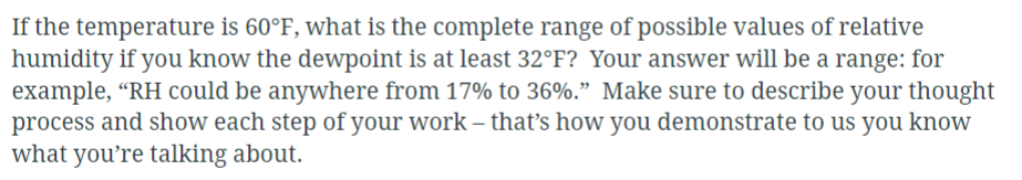 Solved If the temperature is 60∘F, what is the complete | Chegg.com
