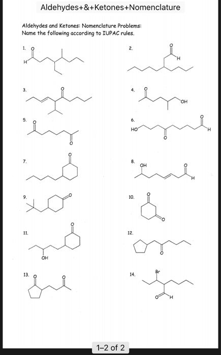 Solved Aldehydes+&+Ketones+Nomenclature Aldehydes and | Chegg.com