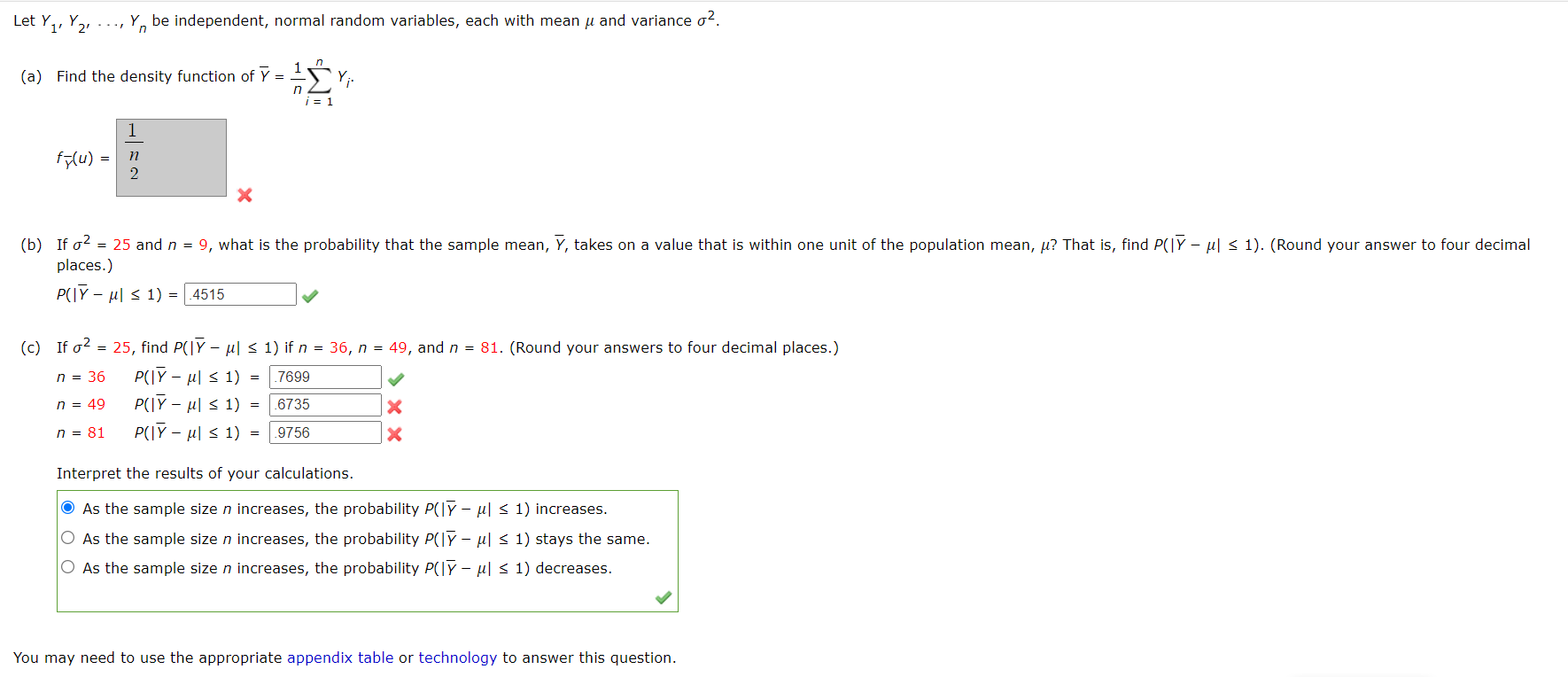 Solved Let Y₁Y2¹ Y be independent, normal random variables, | Chegg.com
