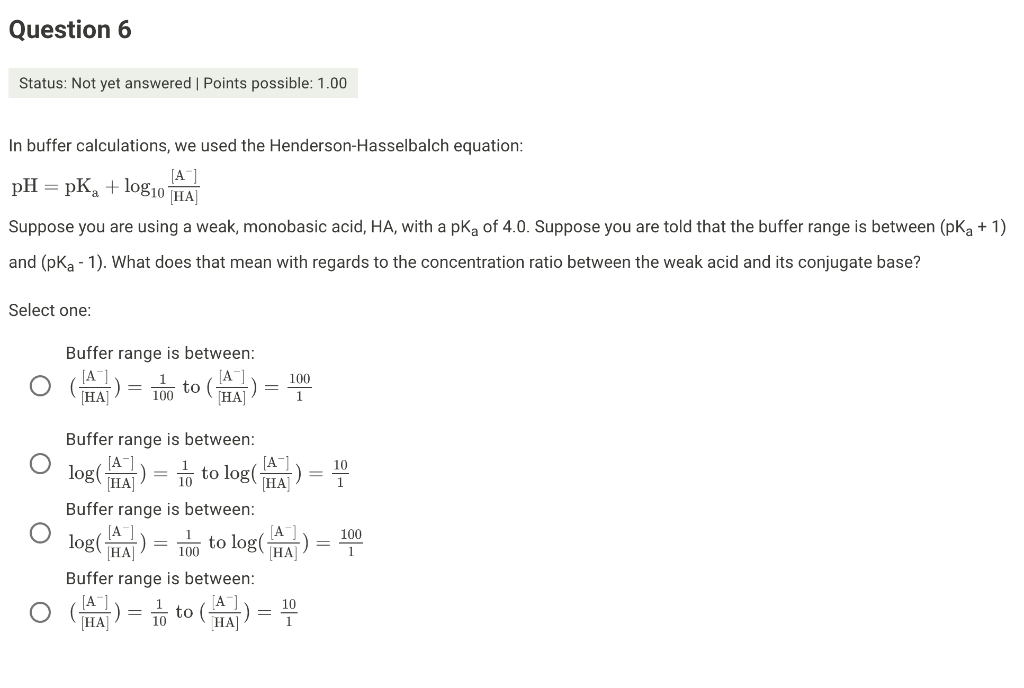 Solved Status: Not yet answered | Points possible: 1.00 In | Chegg.com