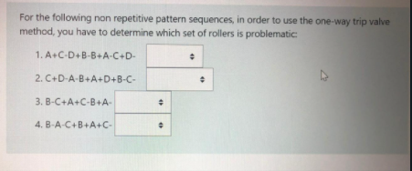 Solved For the following non repetitive pattern sequences, | Chegg.com