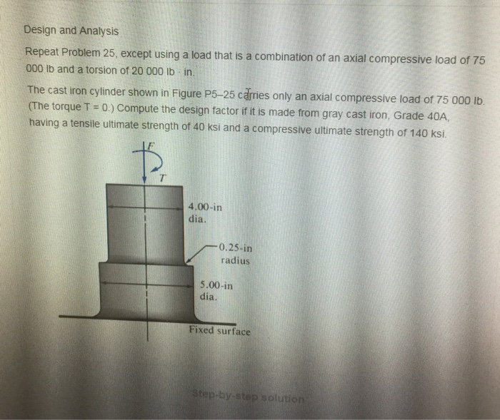 Solved Design and Analysis Repeat Problem 25, except using | Chegg.com