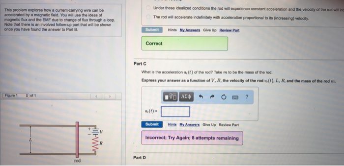 Solved This problem explores how a current carrying wire can | Chegg.com
