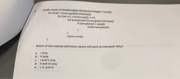 Solved 11. Consider the following declaration. int [] A = | Chegg.com