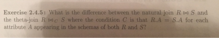 Solved Exercise 2 4 5 What Is The Difference Between The