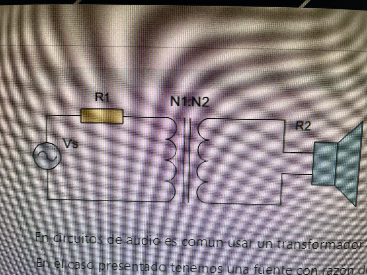 Solved In audio circuits it is common to use an audio | Chegg.com