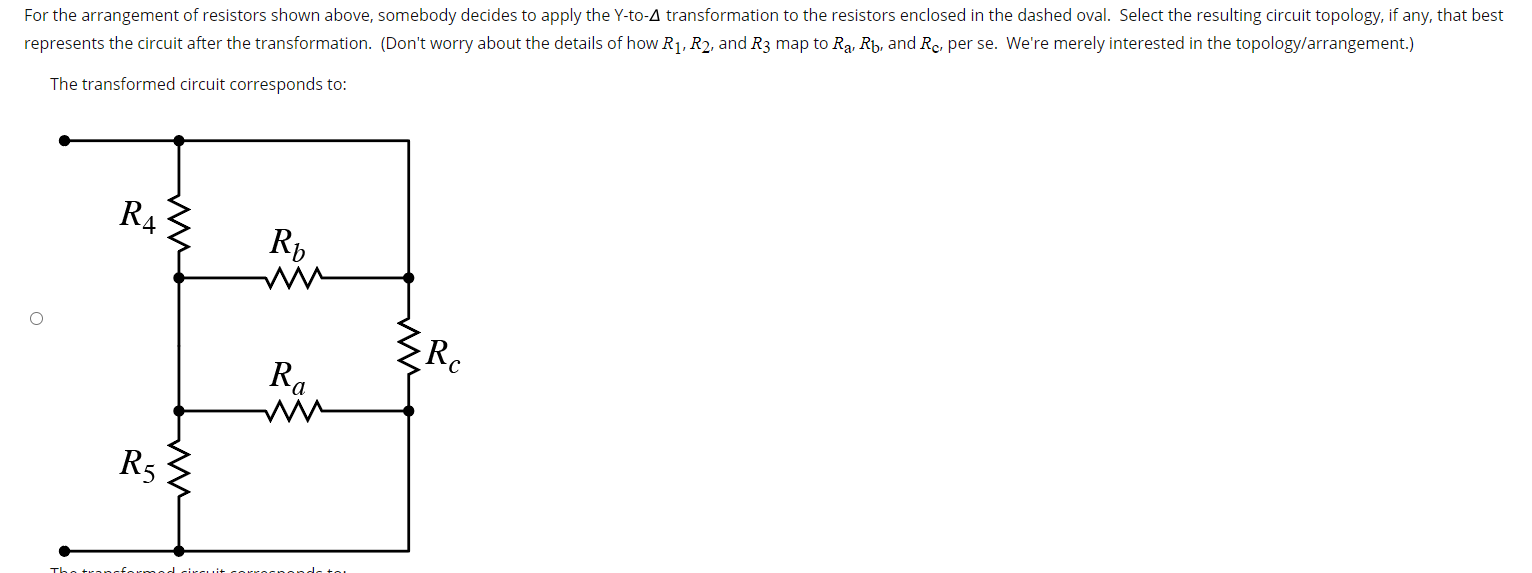 Solved For the arrangement of resistors shown above, | Chegg.com