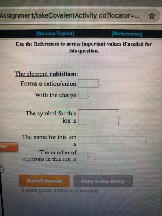 Solved Assignment/takeCovalentActivity.do?locator-... | Chegg.com