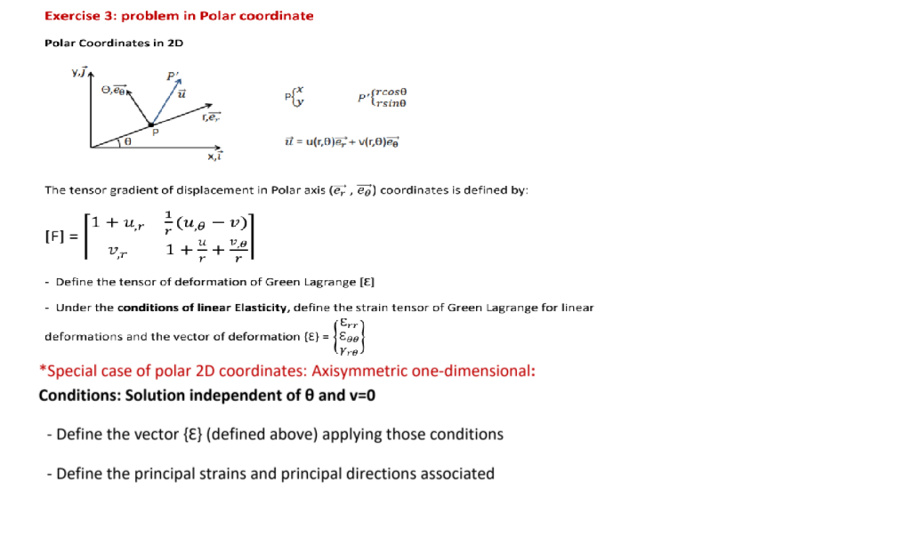 Solved Exercise 3: problem in Polar coordinate Polar | Chegg.com