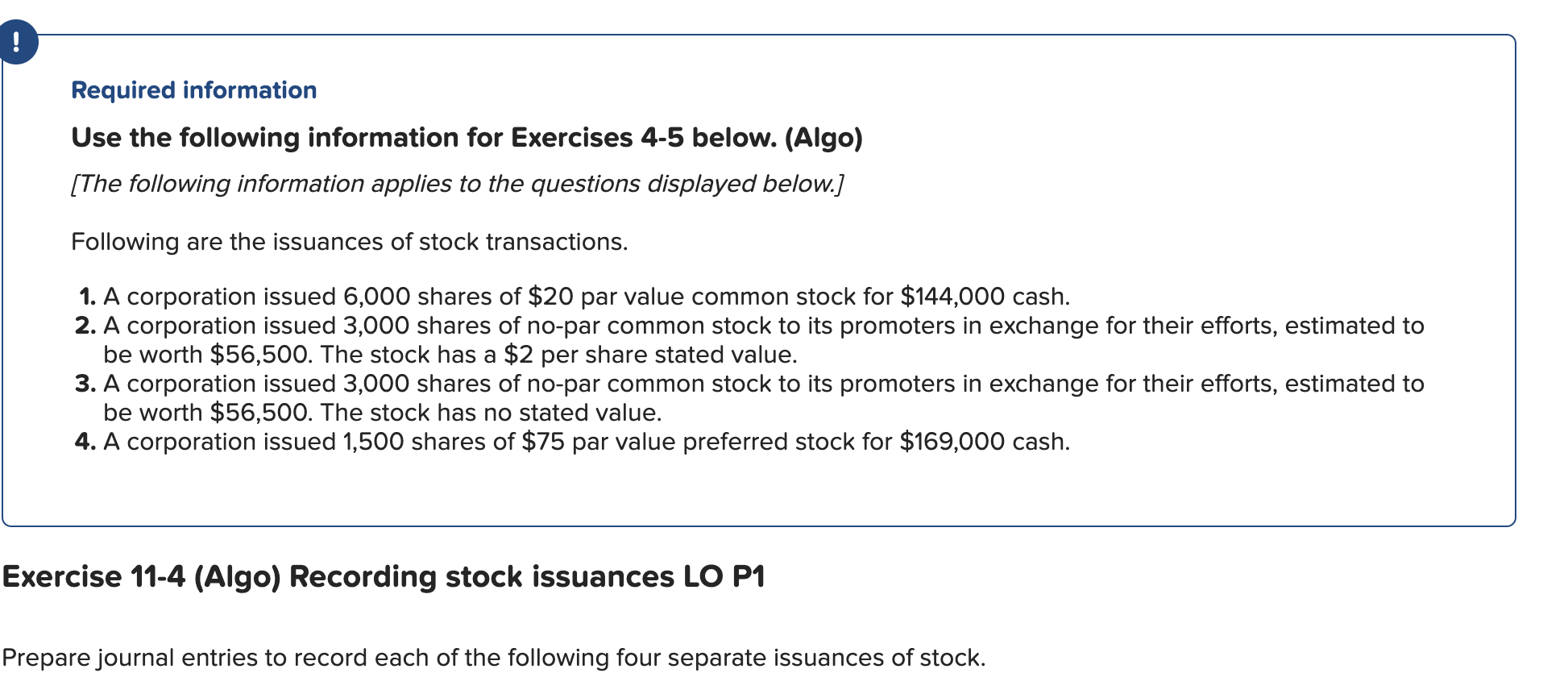 Solved Required information Use the following information | Chegg.com