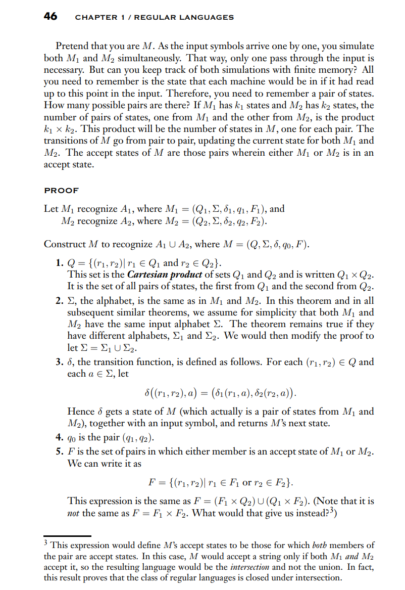 Each of the following languages is the intersection | Chegg.com