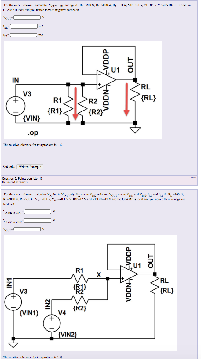 Solved For the circuit shown, calculate VOUT, IRL and IR1 if | Chegg.com