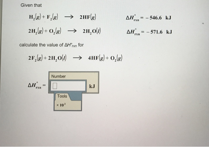 Solved Given that calculate the value of Delta H degree_rxn | Chegg.com