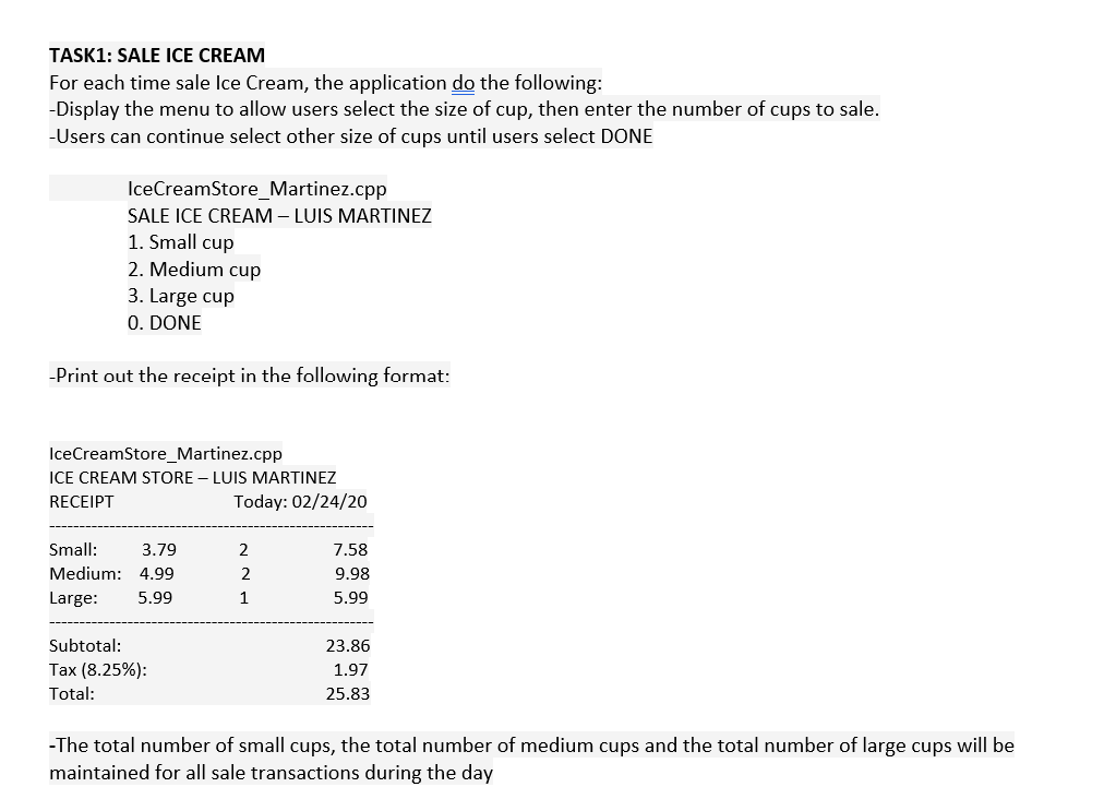 Create the project named SP2020LAB6PART2_yourLastName | Chegg.com