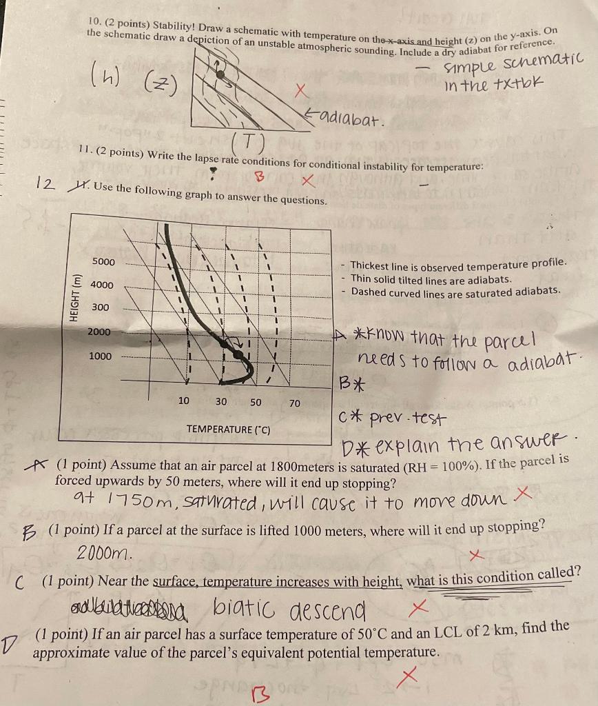 10. (2 points) Stability! Draw a schematic with | Chegg.com