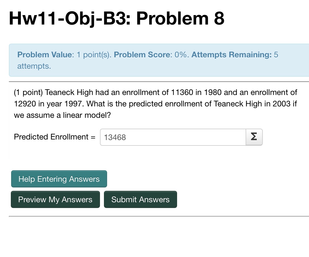 Solved Hw11-Obj-B3: Problem 8 Problem Value: 1 point(s). | Chegg.com