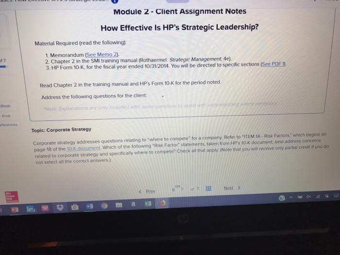 Solved Module 2 Client Assignment Notes How Effective Is