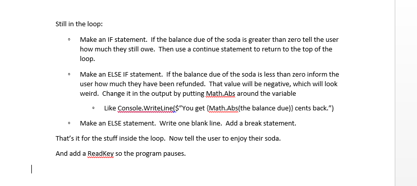 Solved I need help in writing C # program and we are using | Chegg.com