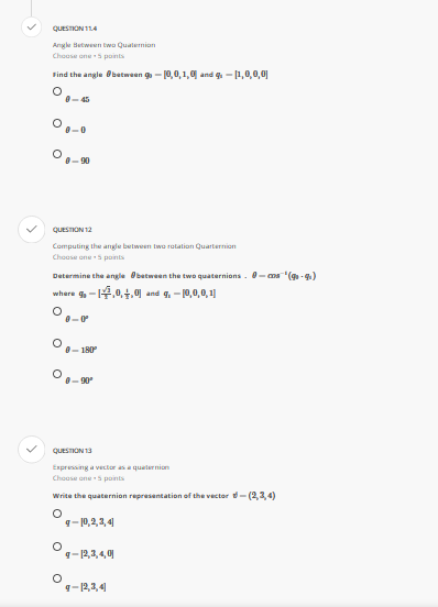 Solved Gowe 1 Quaternion Definition Croup 9 questian: | Chegg.com