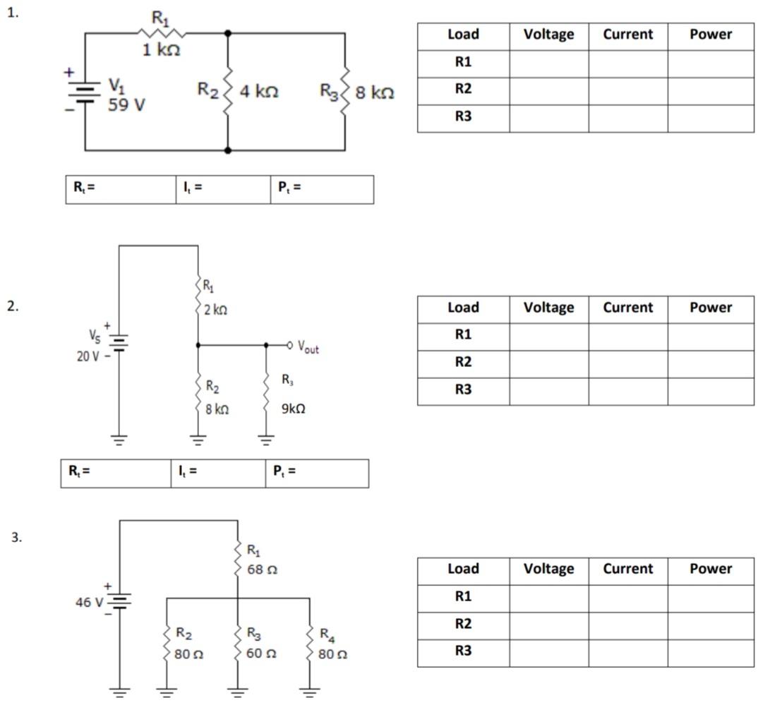Solved Circuit Analysis: Resistors Instruction. Problem | Chegg.com