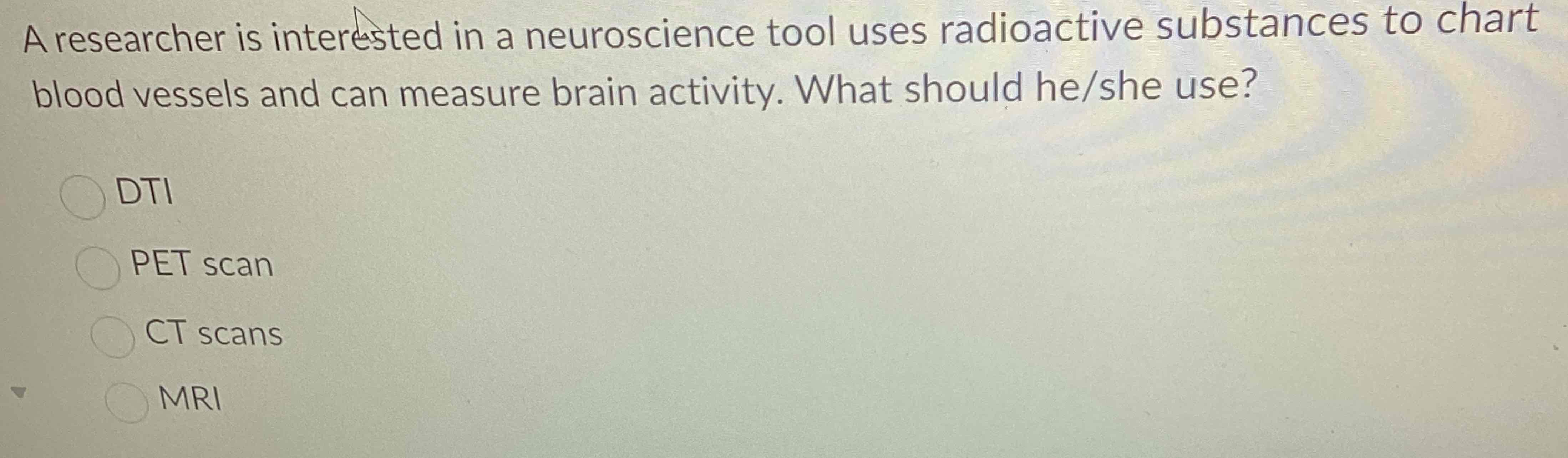 Solved A researcher is interested in a neuroscience tool | Chegg.com