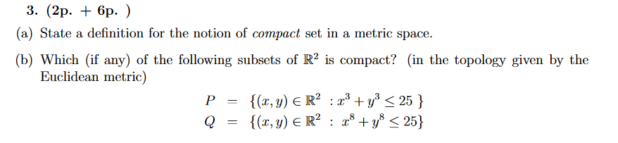 Solved 3. (2p. + 6p. ) (a) State a definition for the notion | Chegg.com